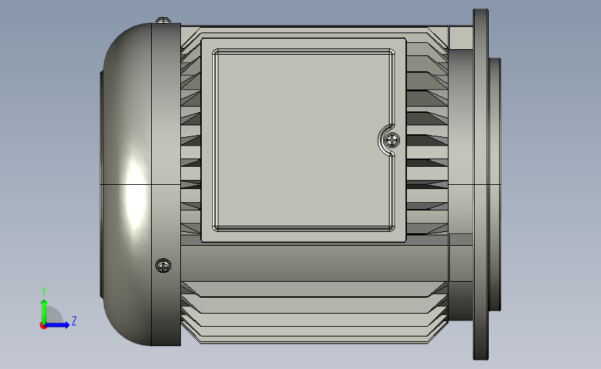 立式油泵专用电机HSL[112三4P3]_STEP_模型图纸下载 – 懒石网