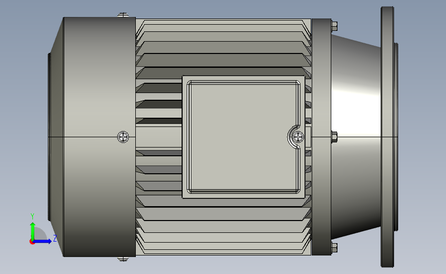 卧式油泵专用电机(加长型)HSL[112单4P3]_STEP_模型图纸下载 – 懒石网