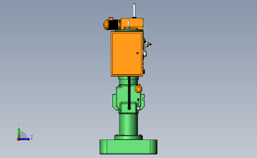 铣床型号2Л53模型图_SOLIDWORKS 2019_模型图纸下载 – 懒石网