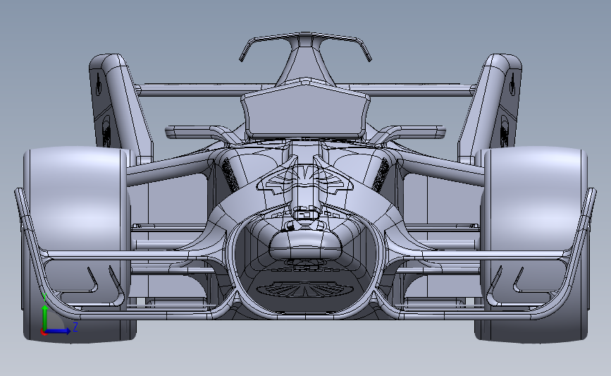 F1赛车_SOLIDWORKS 2016_模型图纸下载 – 懒石网