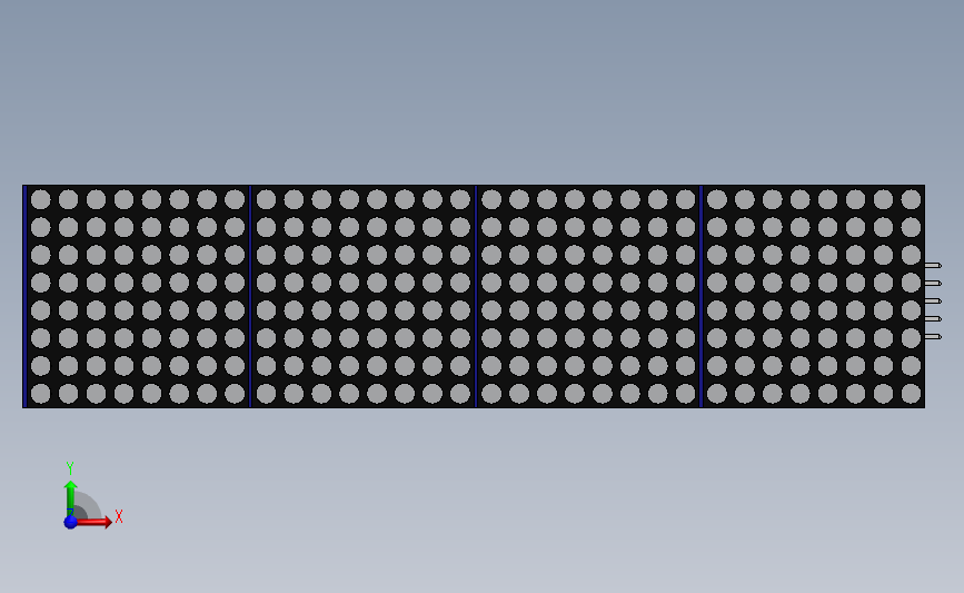 8x8 LED发光模块_SOLIDWORKS 2020_模型图纸下载 – 懒石网