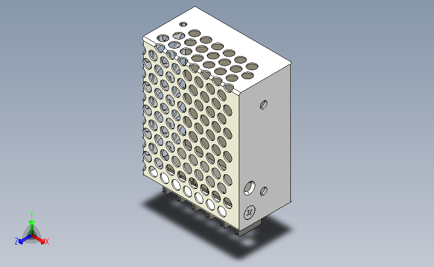 12V 1.3A直流电源_STEP_模型图纸下载 – 懒石网