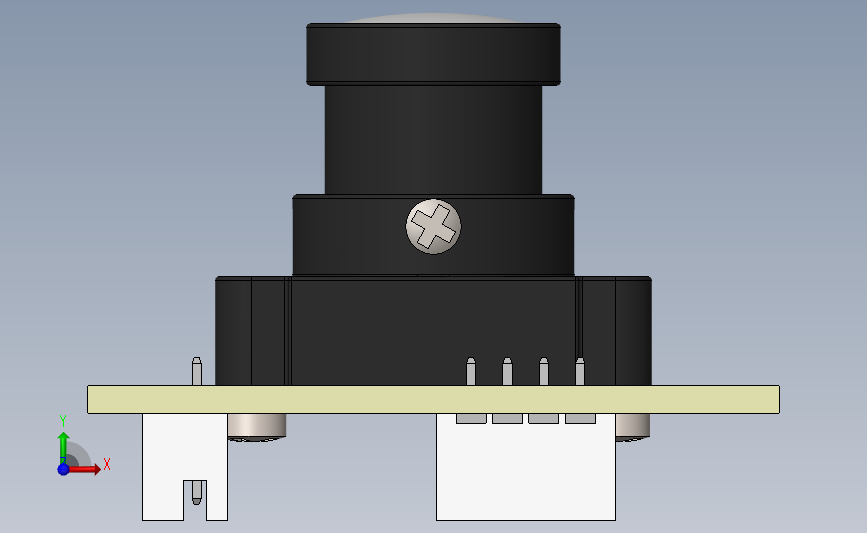 USB 摄像模组总成电路板_SOLIDWORKS 2018_模型图纸下载 – 懒石网