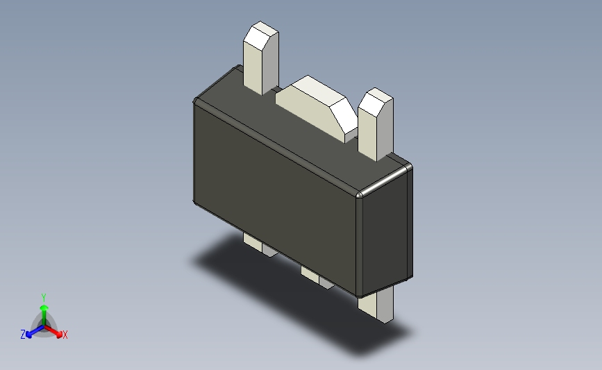 SOT-89封装_IGES_模型图纸下载 – 懒石网