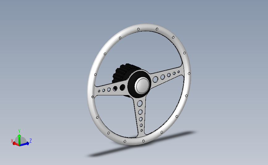 捷豹 E 型转向轮 Solidworks 2018 模型图纸下载 懒石网