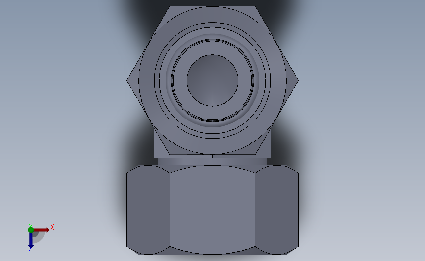 2C9 2D9 外螺纹内螺纹转卡套换接头90° 弯[2D9-36-RN]_SOLIDWORKS 2018_模型图纸下载 – 懒石网