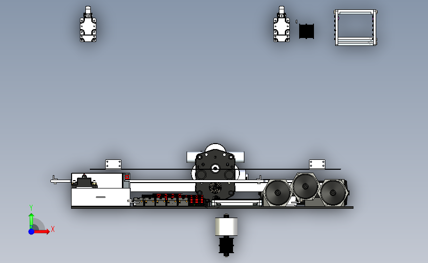 FRC变速驱动机器人车底盘_STEP_模型图纸下载 – 懒石网