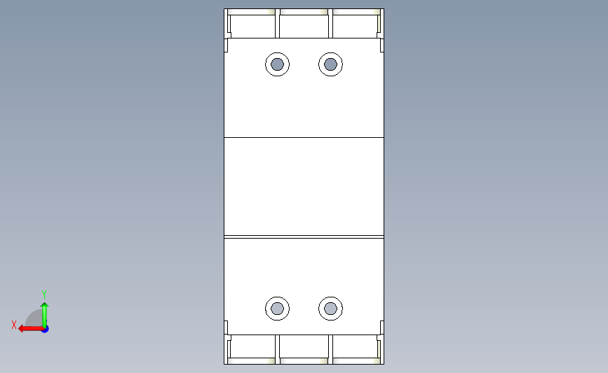 断路器NV50-SVFU 3P三菱_STEP_模型图纸下载 – 懒石网