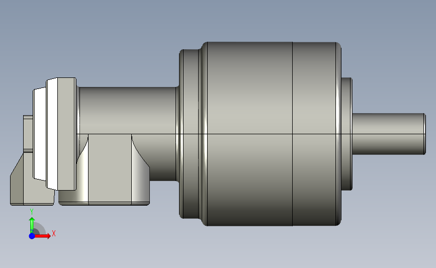 RH中实回转空压缸[RH-65]_STEP_模型图纸下载 – 懒石网