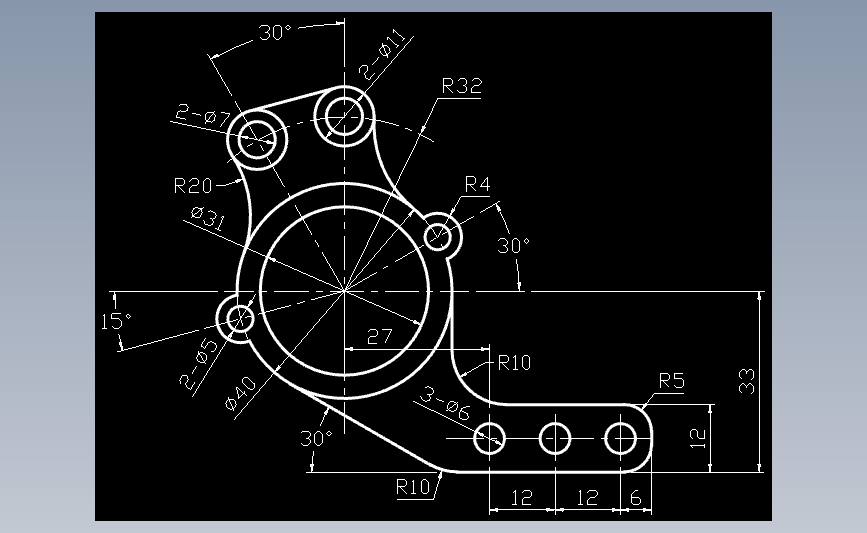 机械制图27 Autocad 2004 模型图纸下载 懒石网