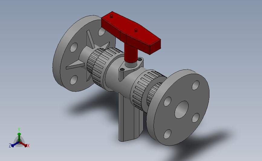 双由令球阀╱法兰式双由令球阀[JIS-3╱4”]_SOLIDWORKS 2018_模型图纸下载 – 懒石网