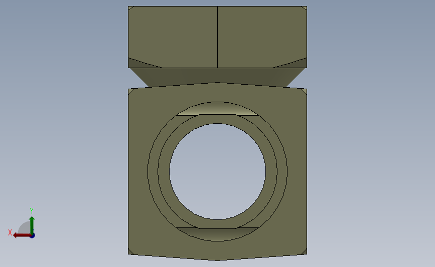 DN系列三通[DN-38]_SOLIDWORKS 2018_模型图纸下载 – 懒石网