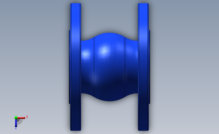 KXT-DN橡胶软接头[KXT-DN80]_SOLIDWORKS 2018_模型图纸下载 – 懒石网