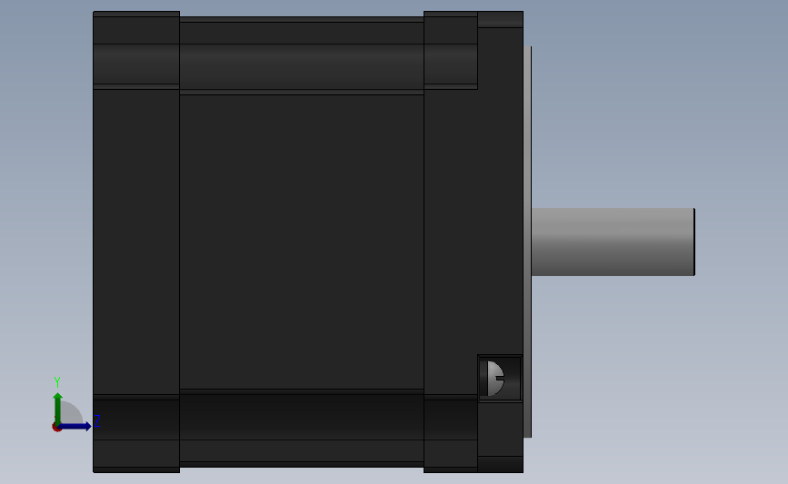 86两相步进电机[86J1880-842]_SOLIDWORKS 2018_模型图纸下载 – 懒石网