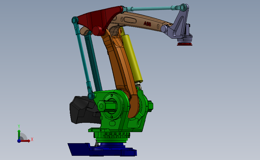 450KG ABB irb 760高速整层码垛机器人_SOLIDWORKS 2016_模型图纸下载 – 懒石网