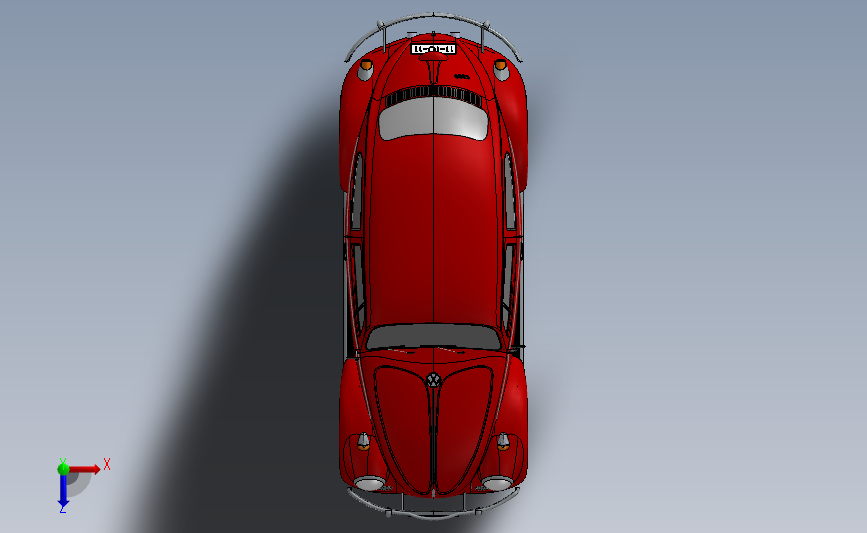 大众甲壳虫 Solidworks 2016 模型图纸下载 懒石网