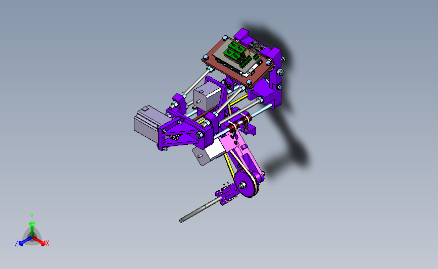 Scara机器人_IGES_模型图纸下载 – 懒石网