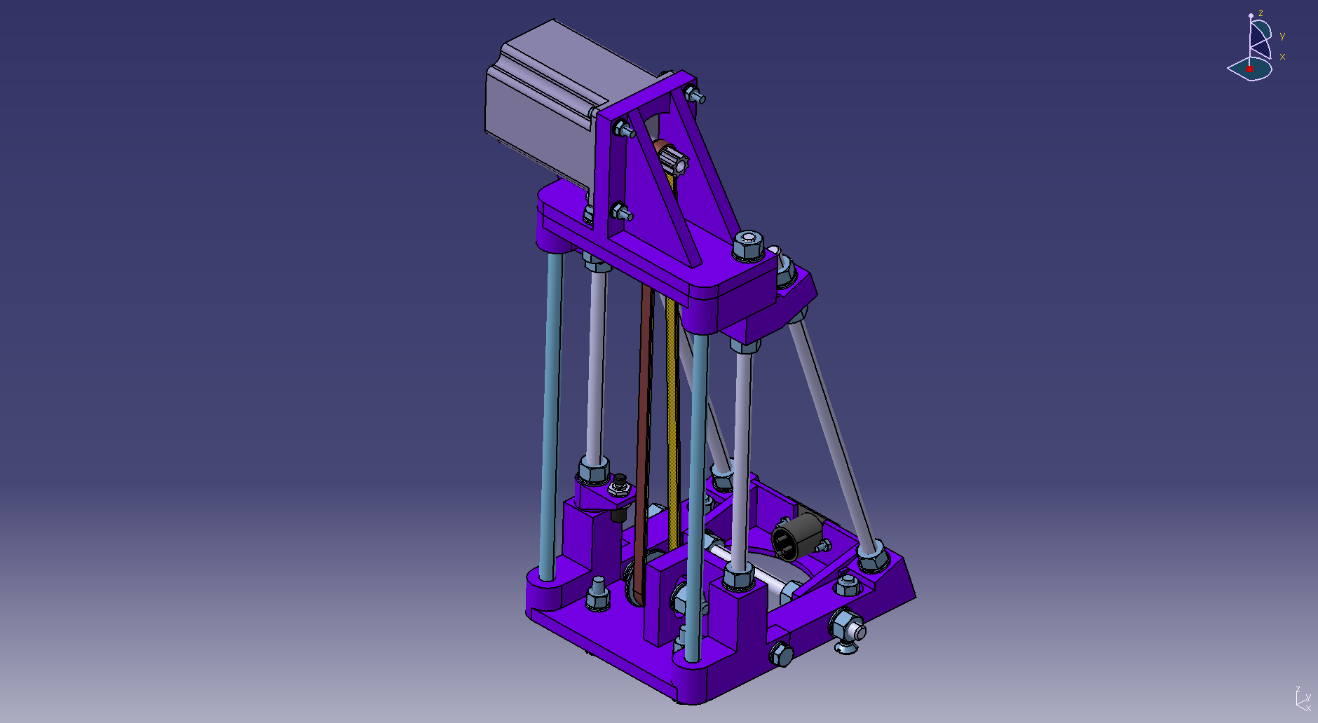 Scara机器人_IGES_模型图纸下载 – 懒石网