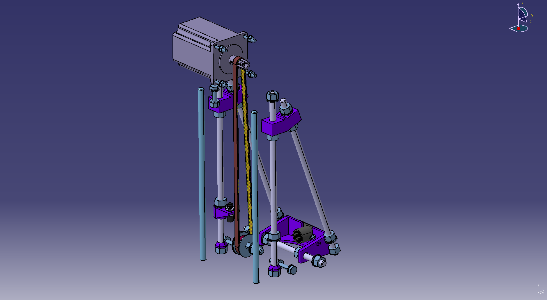 Scara机器人_IGES_模型图纸下载 – 懒石网