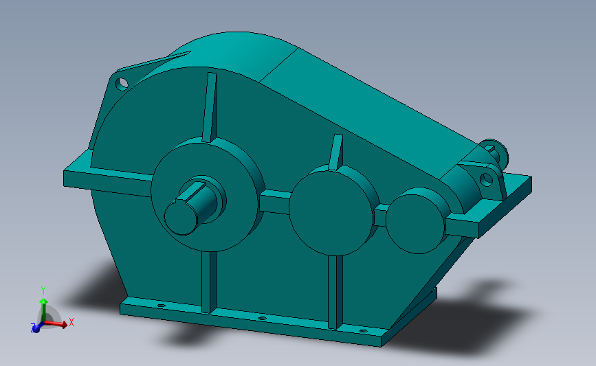 ZQ(JZQ)系列减速机_SOLIDWORKS 2014_模型图纸下载 – 懒石网