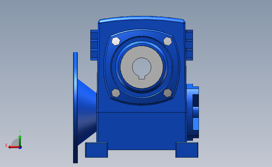 WPDKA (LOM)型铸铁蜗轮减速机[60]_SOLIDWORKS 2018_模型图纸下载 – 懒石网