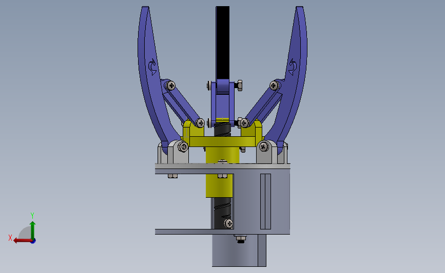 三爪夹持器_SOLIDWORKS 2016_模型图纸下载 – 懒石网