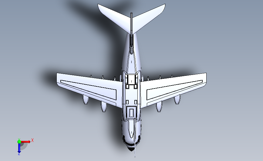 A400军用运输机_SOLIDWORKS 2020_模型图纸下载 – 懒石网