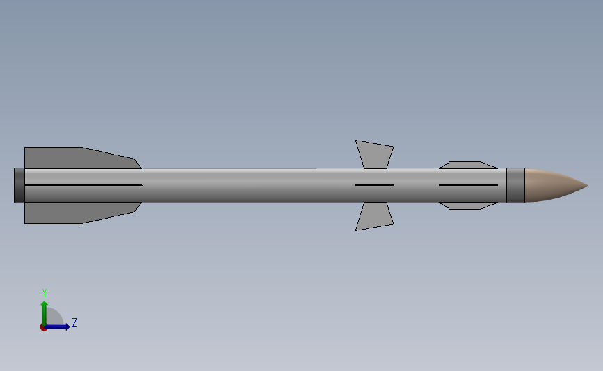 R27导弹_SOLIDWORKS 2015_模型图纸下载 – 懒石网