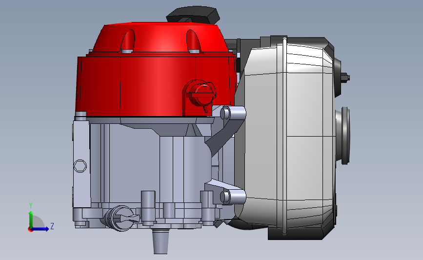 本田发动机 gx 160_SOLIDWORKS 2011_模型图纸下载 – 懒石网