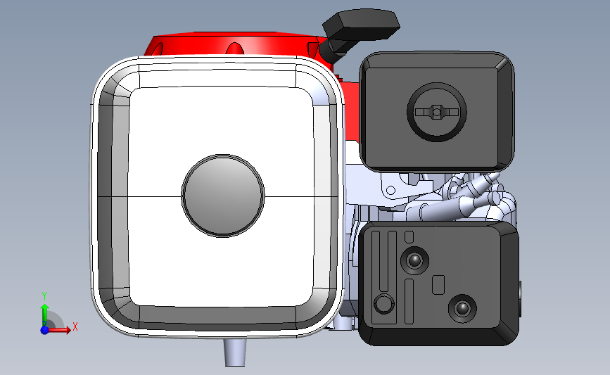 本田发动机 gx 160_SOLIDWORKS 2011_模型图纸下载 – 懒石网