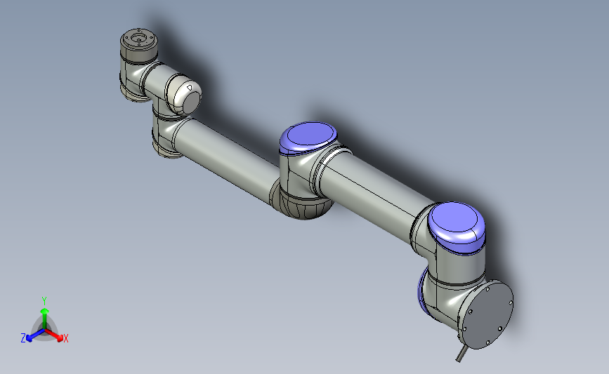 UR5机器人_STEP_模型图纸下载 – 懒石网