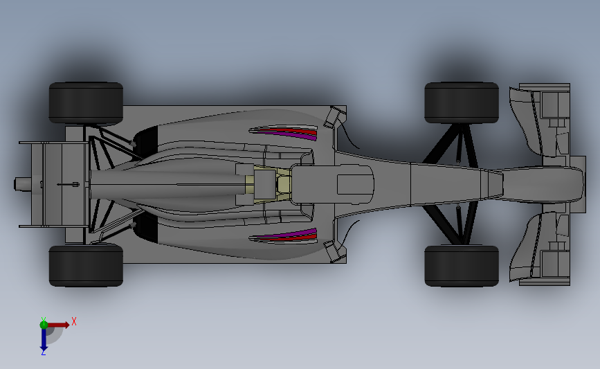红牛 RB9 F1 汽车_SOLIDWORKS 2018_模型图纸下载 – 懒石网