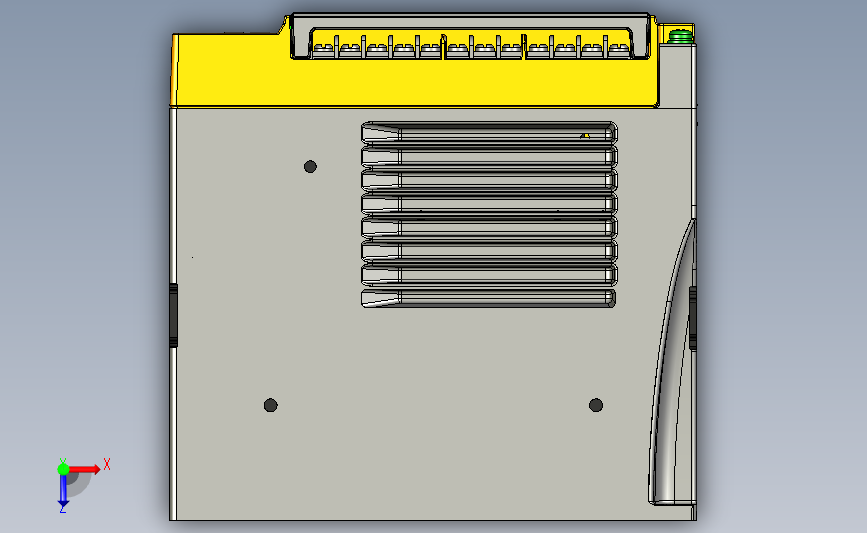 台达B2系列伺服驱动器3D模型（A2尺寸）_IGES_模型图纸下载 – 懒石网