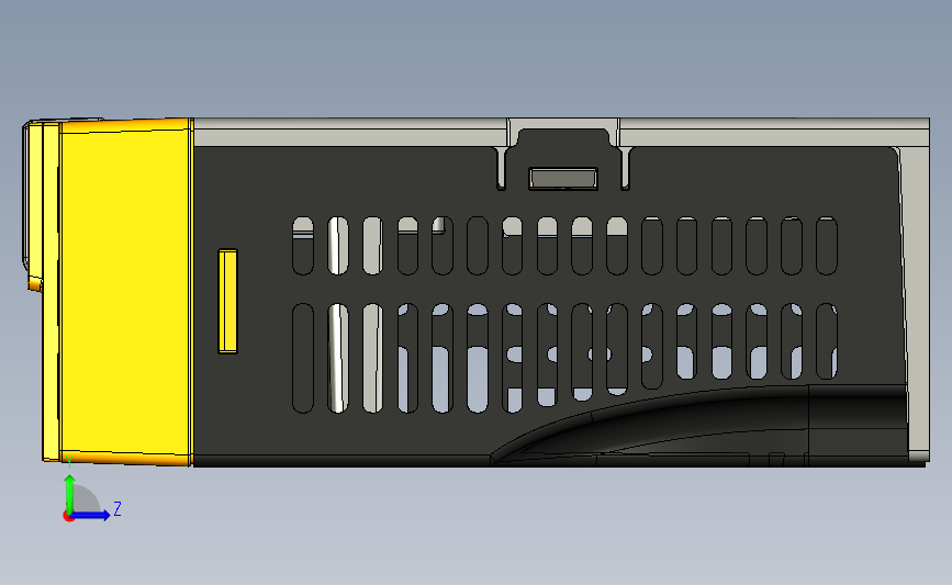 台达B2系列伺服驱动器3D模型（A2尺寸）_IGES_模型图纸下载 – 懒石网