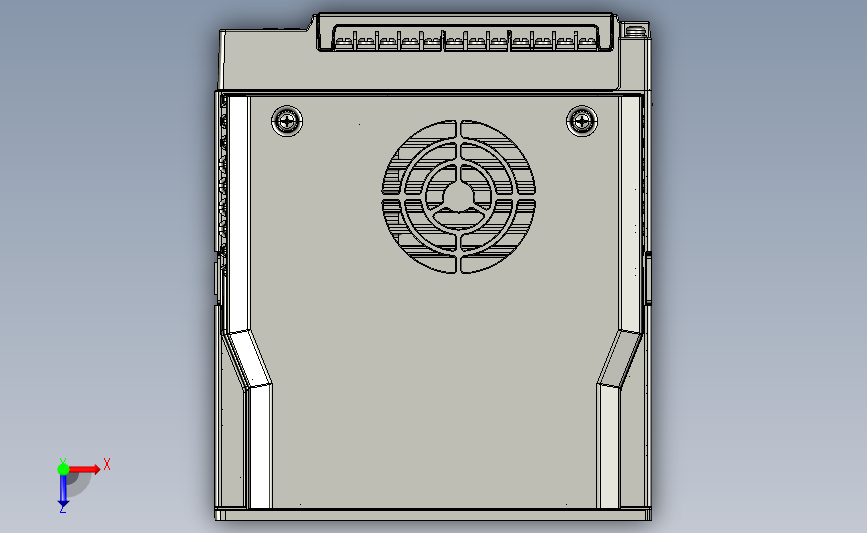 台达B2系列伺服驱动器3D模型（C1尺寸）_IGES_模型图纸下载 – 懒石网