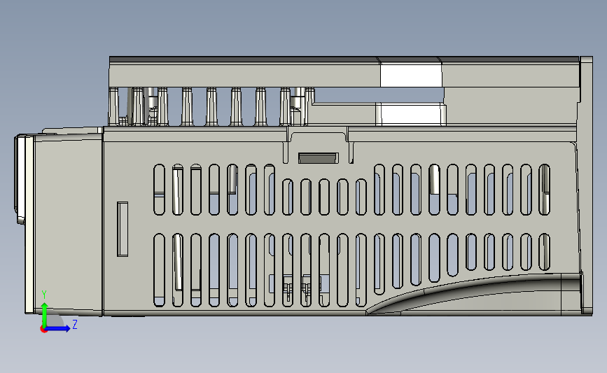 台达B2系列伺服驱动器3D模型（C1尺寸）_IGES_模型图纸下载 – 懒石网