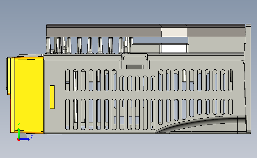 台达B2系列伺服驱动器3D模型（C2尺寸）_IGES_模型图纸下载 – 懒石网