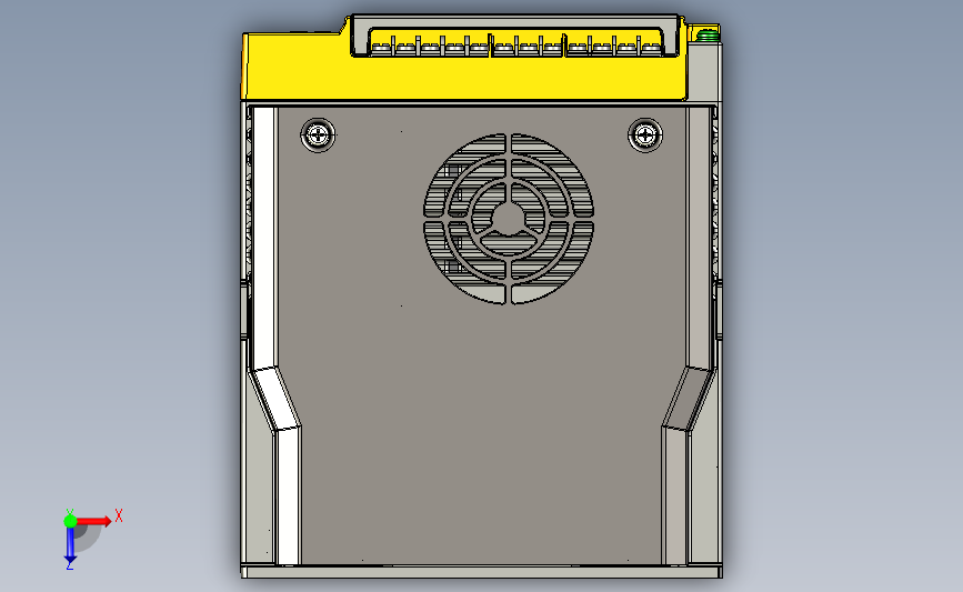 台达B2系列伺服驱动器3D模型（C2尺寸）_IGES_模型图纸下载 – 懒石网
