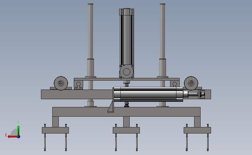 提升横移机械手_SOLIDWORKS 2012_模型图纸下载 – 懒石网