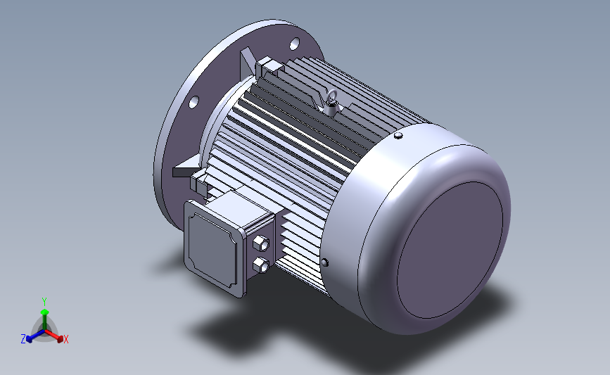 三相异步电动机_机械设备_模型下载 – 懒石网
