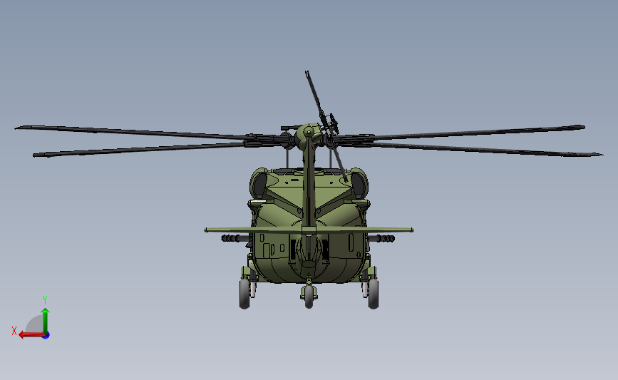 S-70C-2黑鹰直升机_SOLIDWORKS 2007_模型图纸下载 – 懒石网