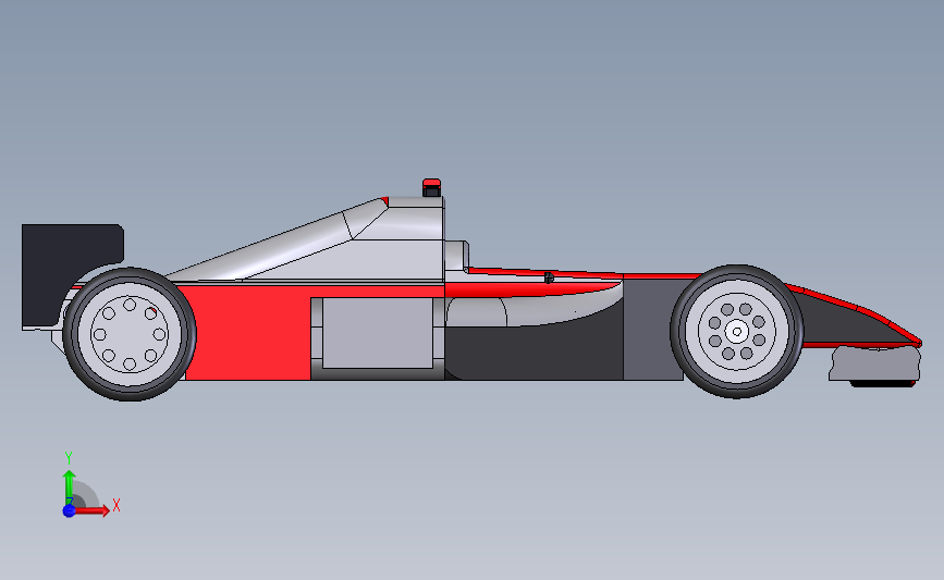 F1赛车模型_SOLIDWORKS 2012_模型图纸下载 – 懒石网