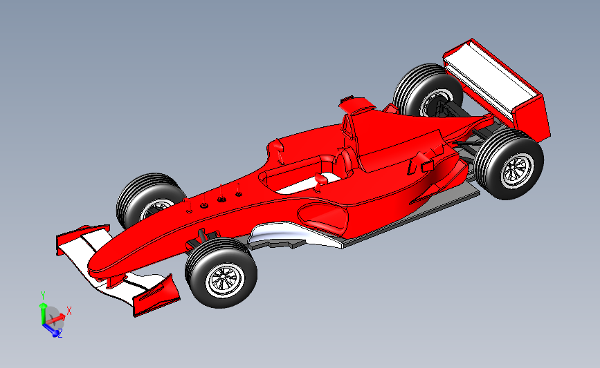 F1赛车模型SW设计_SOLIDWORKS 2016_模型图纸下载 – 懒石网