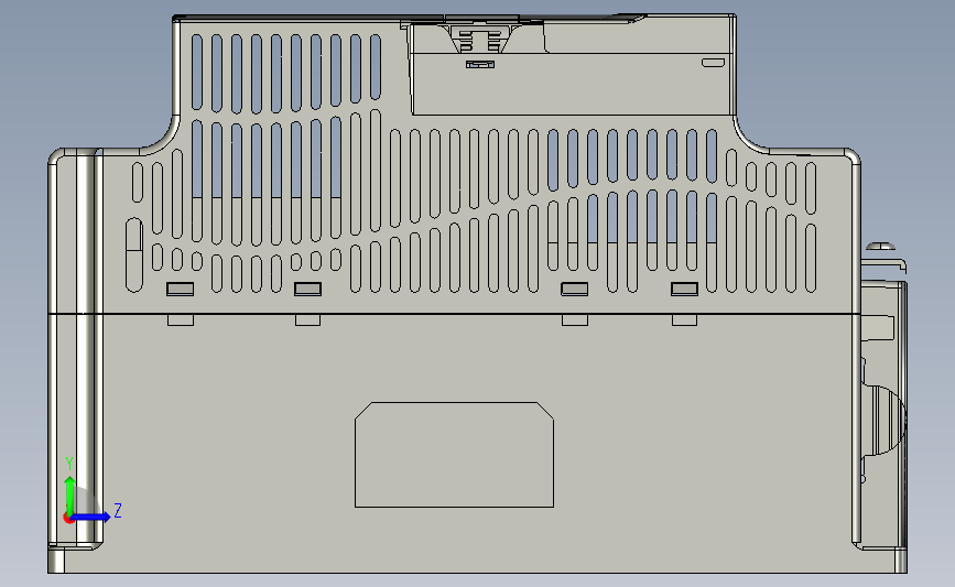 VFD055E23A23C23D内置PLC型变频器[VFD-E-C1-PD-3D00]台达_STEP_模型图纸下载 – 懒石网