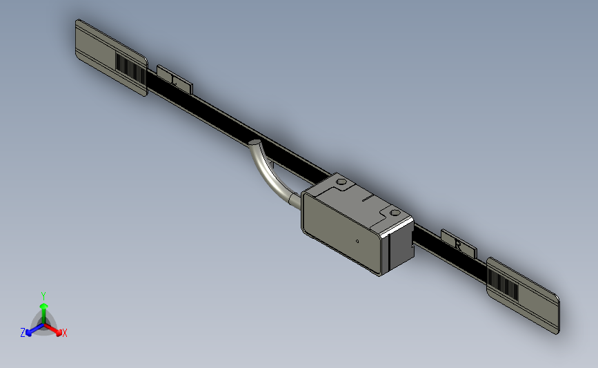 XT2贴片式光栅尺敞开式光栅尺_STEP_模型图纸下载 – 懒石网
