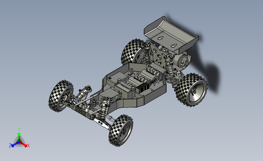 无线RC遥控迷你高速车漂移赛车_STEP_模型图纸下载 – 懒石网