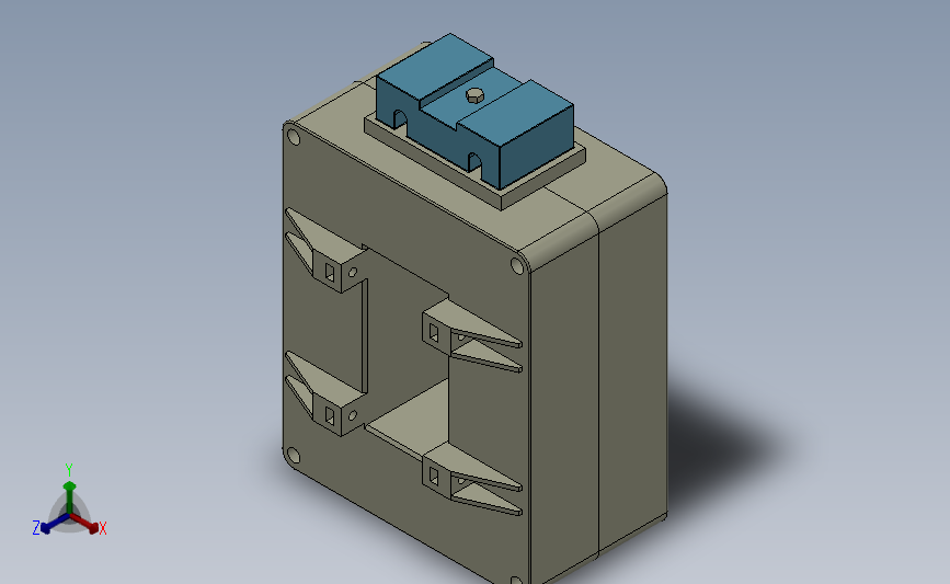CJH(BH)-0.66系列III型电流互感器[CJH(BH)-0.66-100Ⅲ]_SOLIDWORKS 2018_模型图纸下载 – 懒石网