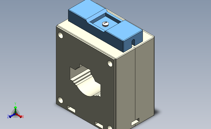 CJH（BH）-0.66系列I型电流互感器[CJH（BH）-0.66-30Ⅰ-Ⅰ]_SOLIDWORKS 2018_模型图纸下载 – 懒石网
