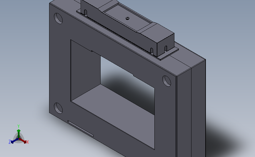 CJH(BH)-0.66系列保护型（P型）电流互感器[CJH(BH)-0.66-220×80Ⅱ-P]_SOLIDWORKS 2018_模型图纸 ...