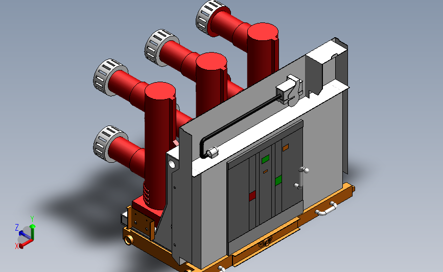 固定式1600、2000、2500、3150A,31.5～40kA[RMVS1-12／2500-31.5]断路器_SOLIDWORKS ...